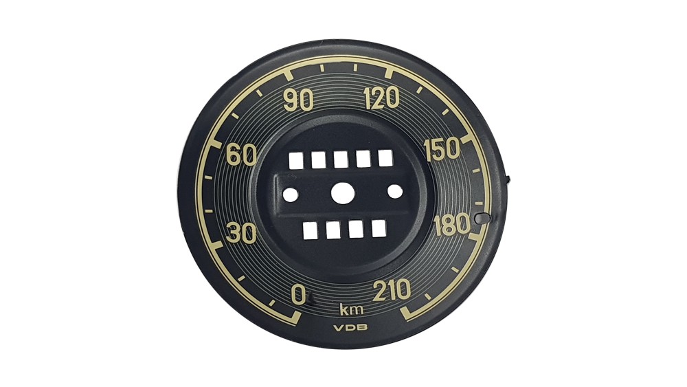 Speedometer Dial Face - 190SL W121 - KM Version - Classic Mercedes Parts